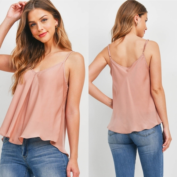 Tops | Silky Flowy Tank | Poshmark